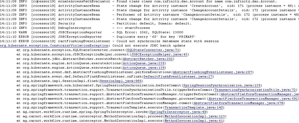 Stardust/Knowledge Base/Integration/Application/Exception Propagation - Eclipsepedia