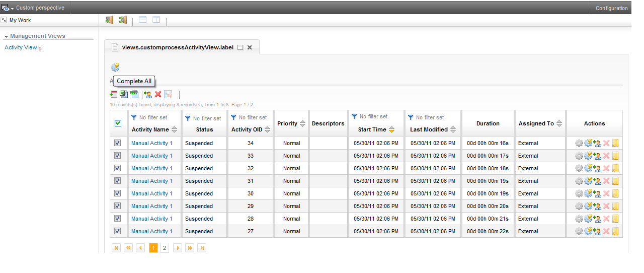 Stardust/Knowledge Base/Customization/Portal/Bulk Completing Custom Worklist View - Eclipsepedia