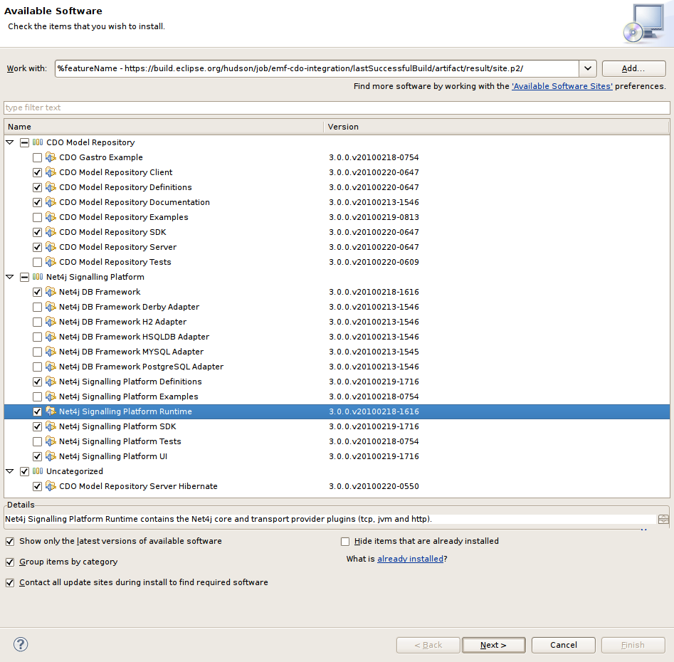 CDO/Hibernate Store/Download and Install - Eclipsepedia