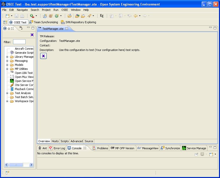 OSEE/OTE/Users Guide/Features - Eclipsepedia