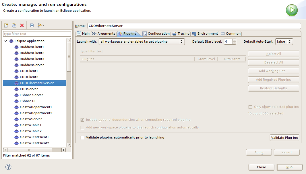 CDO/Hibernate Store/Configuration and Setup - Eclipsepedia