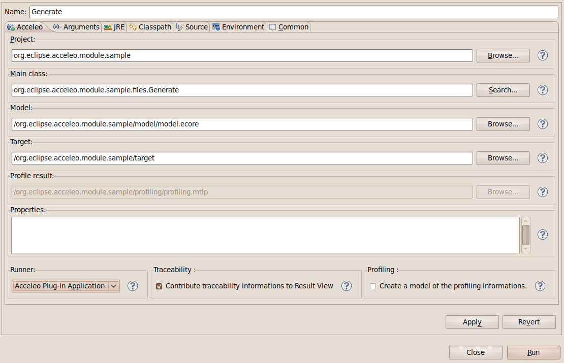 Acceleo/Traceability - Eclipsepedia
