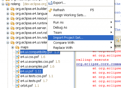 E4/Compatibility/Running the compatibility layer - Eclipsepedia