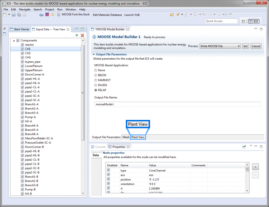 Using MOOSE with ICE - Eclipsepedia