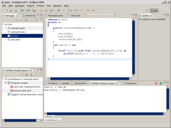 VIATRA2/GettingStarted/Hello World Transformation - Eclipsepedia