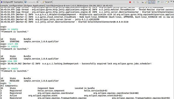 Gyrex/Learning Material/Develop OSGi DS - Eclipsepedia