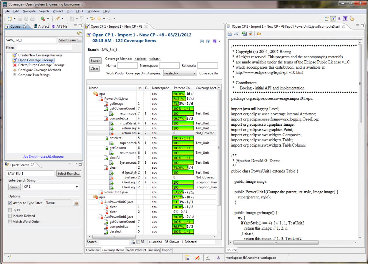 OSEE/Coverage/Users Guide/Intro - Eclipsepedia