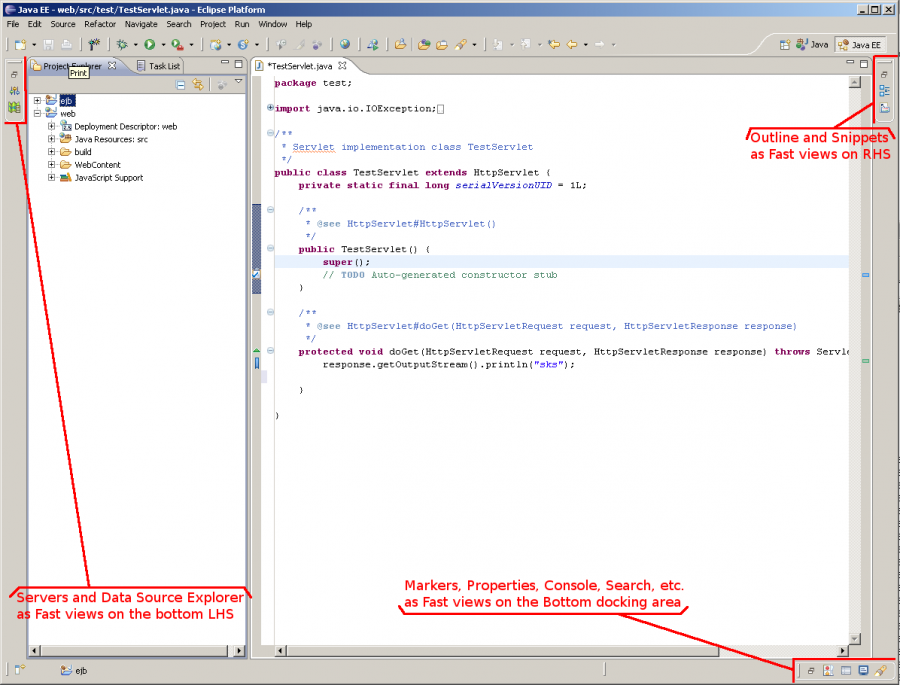 UI Walkthrough JavaEE Perspective - Eclipsepedia
