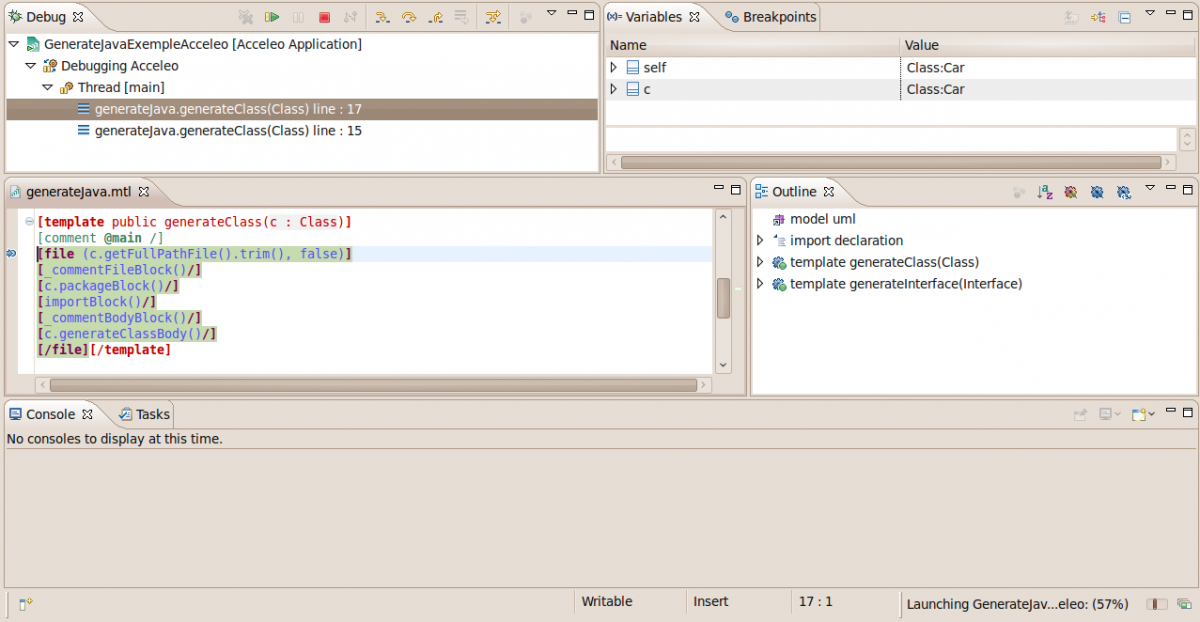 Acceleo/Debugger - Eclipsepedia Acceleo/Debugger - Eclipsepedia