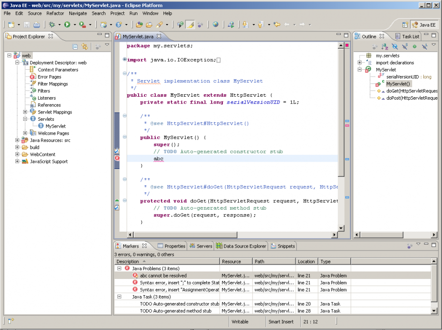 JavaEE Perspective UIWG Walkthrough - Eclipsepedia