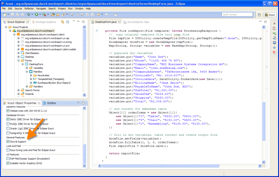Scout/HowTo/3.9/Creating Word Reports with Docx4j - Eclipsepedia