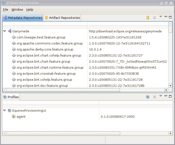 Starting Eclipse Commandline With Equinox Launcher/p2 Admin UI - Eclipsepedia